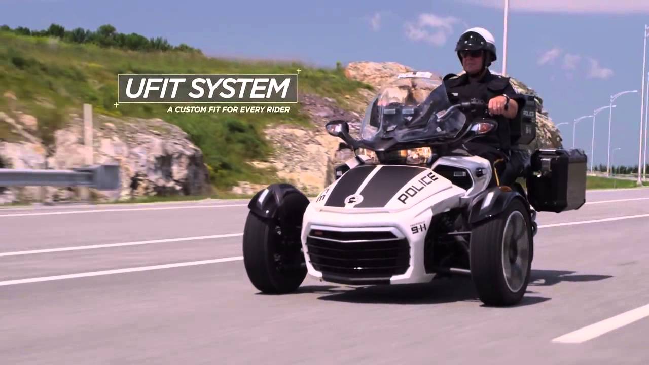 Can-Am Spyder F3-P - Police Roadster - YouTube