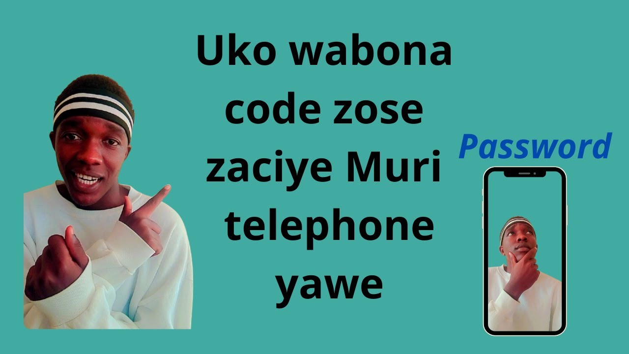 Uko wabona code zose zaciye muri telephone yawe - YouTube