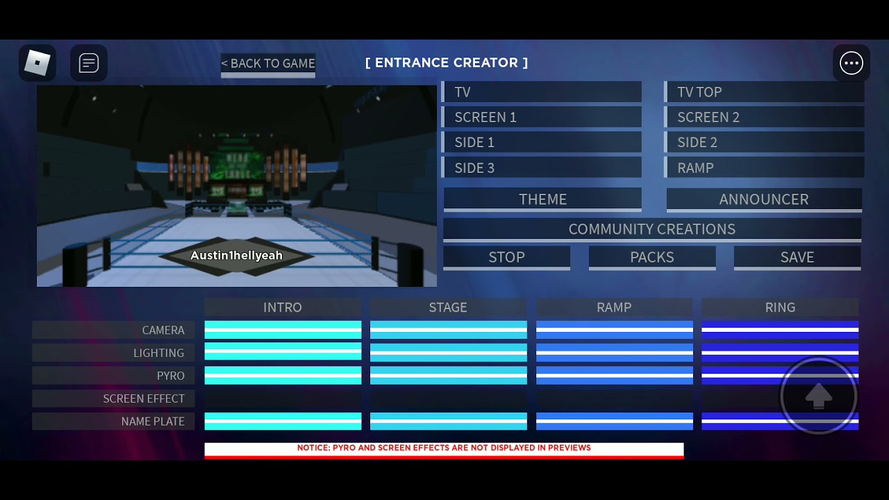 Roman Reings custom titantron tron for roblox - YouTube