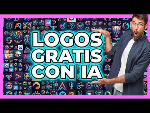 Cómo crear LOGOS INCREÍBLES GRATIS🚀 con Inteligencia Artificial (EN 2 ...