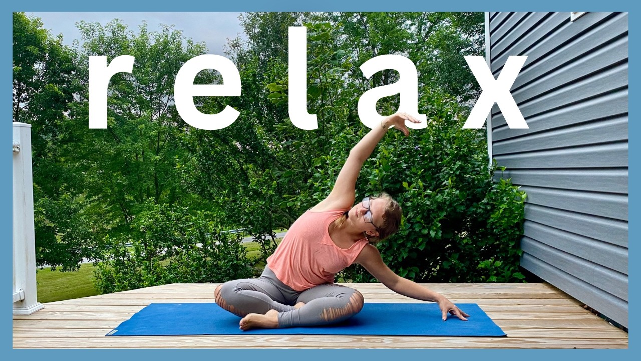 Yoga To Relax After A Long Day - YouTube