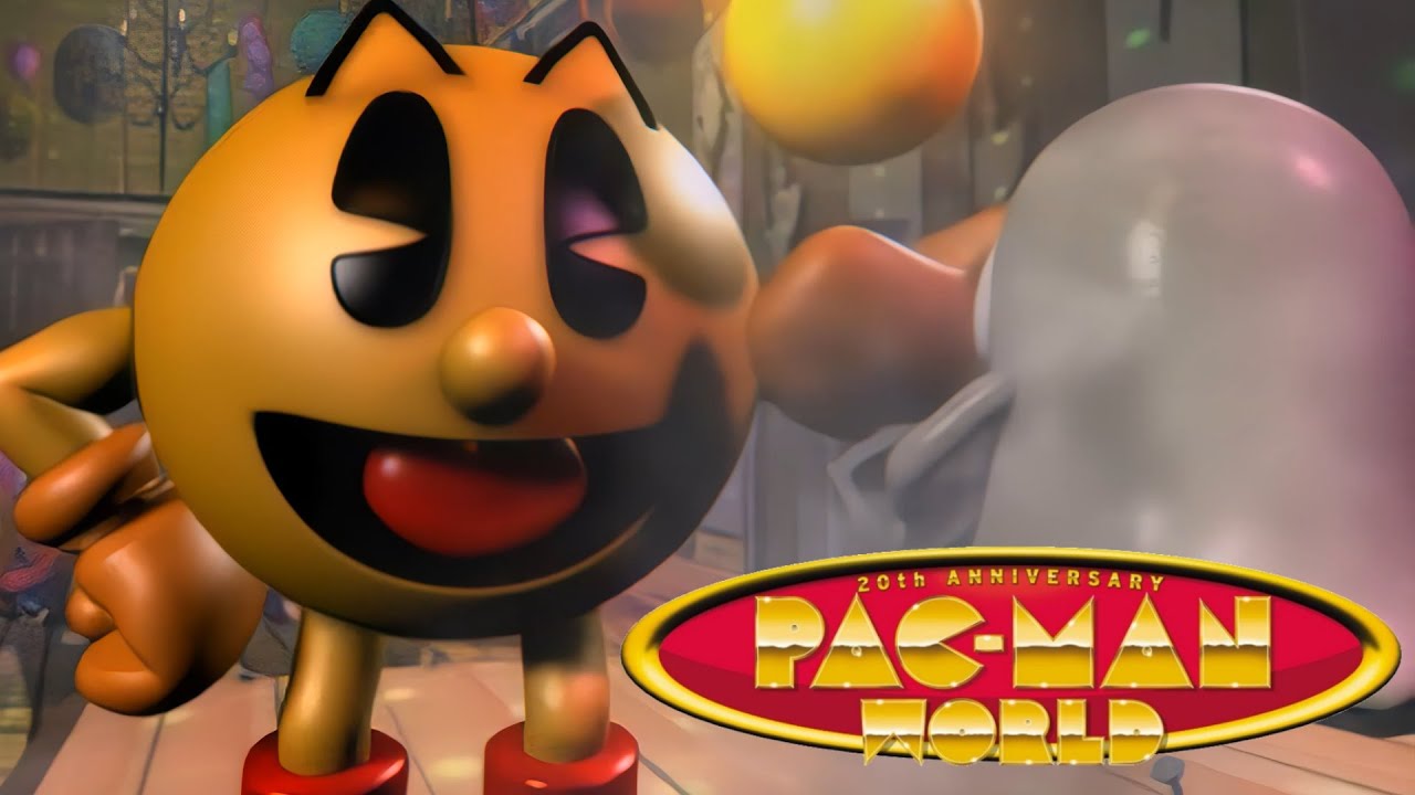 PAC-MAN WORLD - Full Game (All Fruit, Keys & Mazes) - YouTube