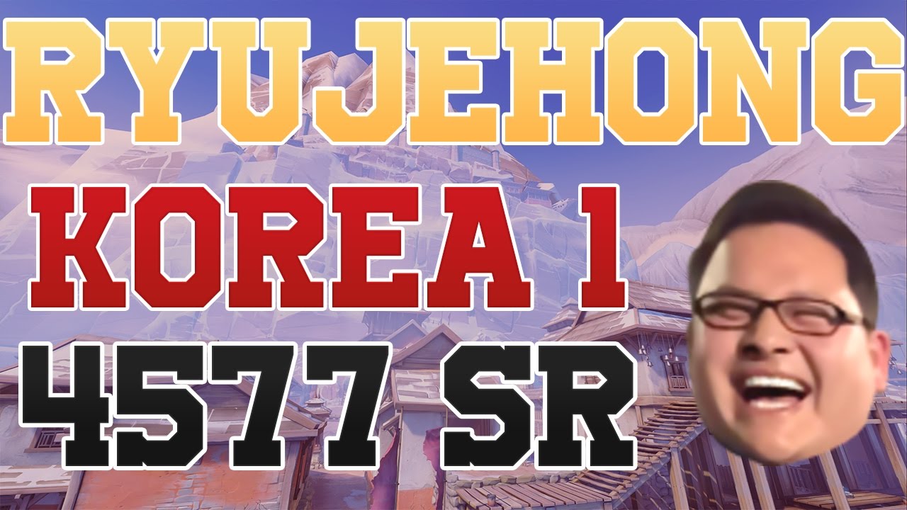 OVERWATCH KOREA RANK 1 Ryujehong - YouTube