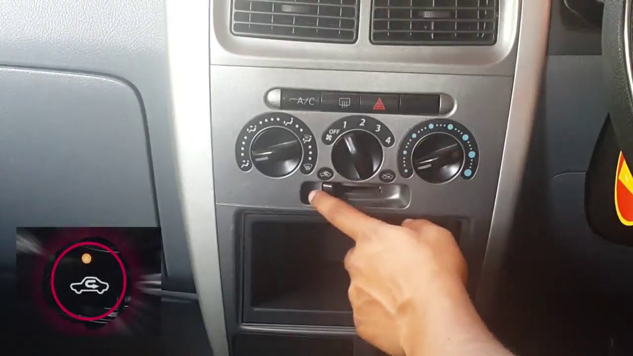 The Car Ac Panel And The Maintenance Tips Sinhala | Car AC Switches ...