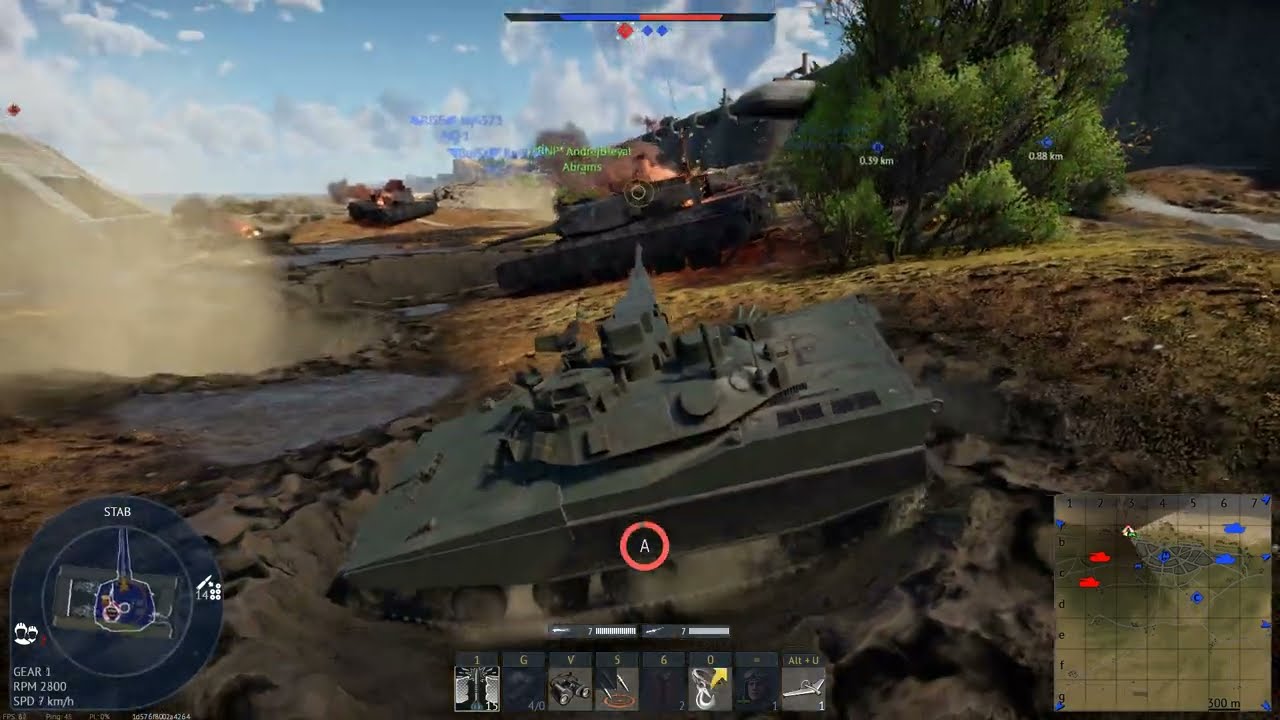 War Thunder Gameplay Tanks Planes 2022 A-10A XM1 HTSV-L | No Commentary ...