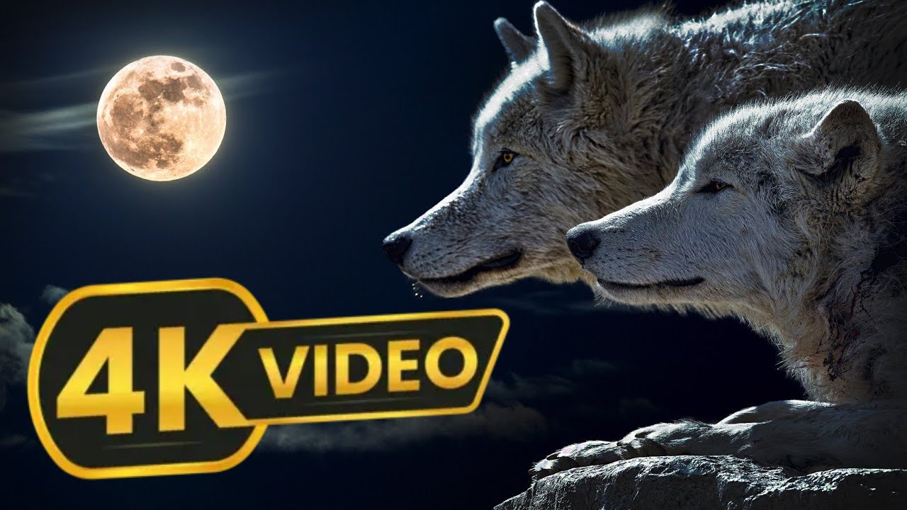 Majestic Wolves in 4K | Stunning Wildlife Stock Footage - YouTube