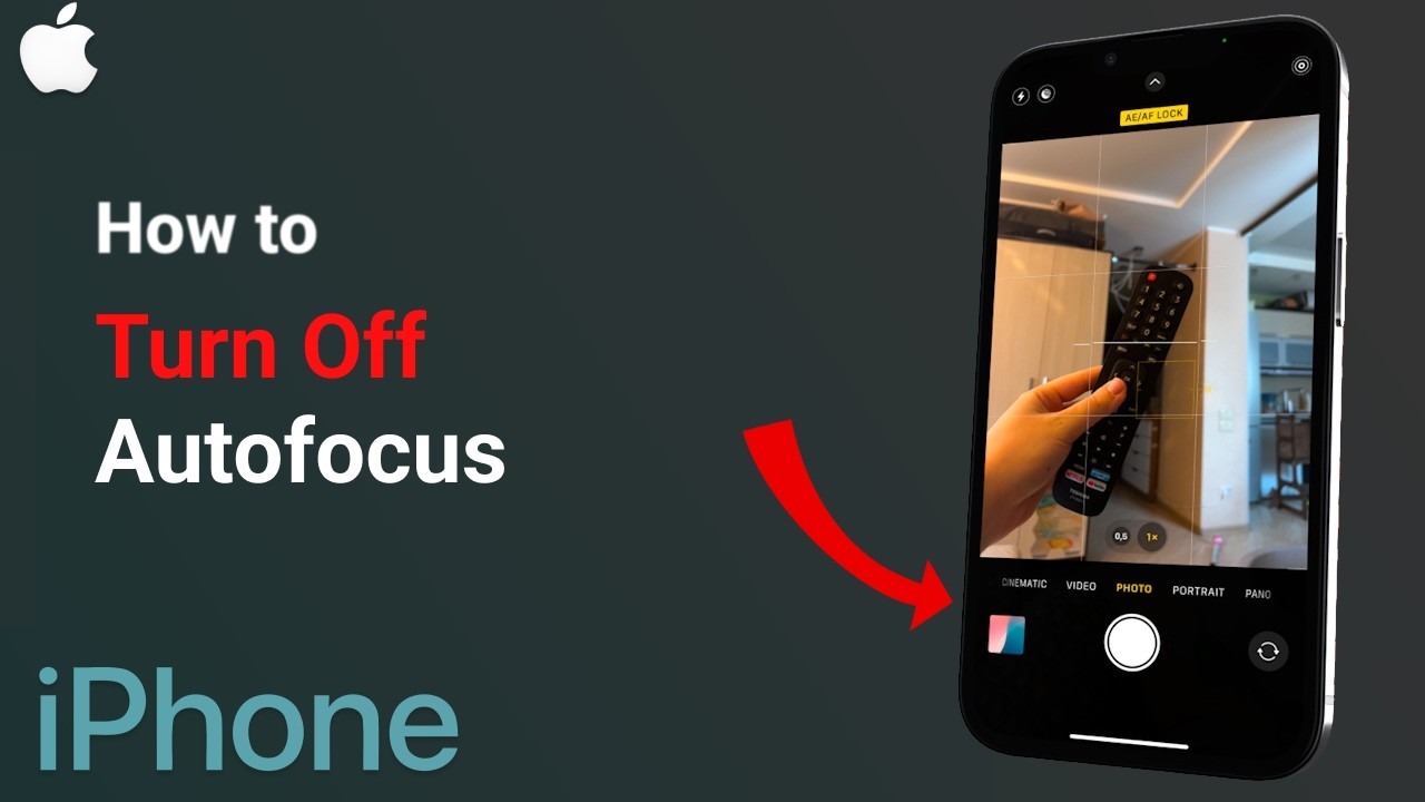 How to Turn Off Autofocus on iPhone Camera: Step-by-Step Guide - YouTube