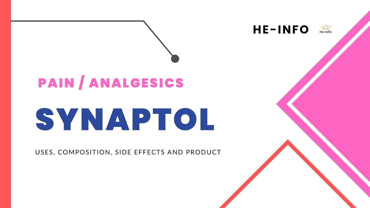 #Synaptol | Uses, composition, side effects and product| Tolperisone ...