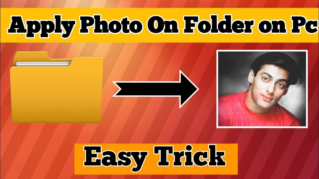 How to Apply Photo on Folder | PC & Laptop | Easy Method 2025 - YouTube
