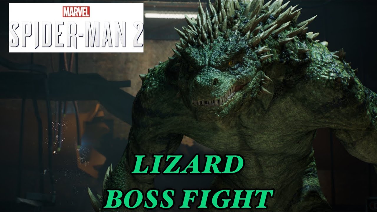 Marvel's Spider-Man 2 Lizard Boss Fight - YouTube