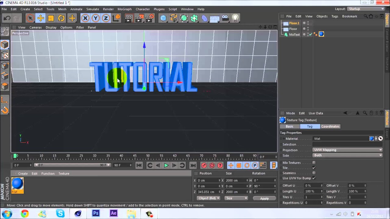 How To Make A Falling Text Intro In Cinema 4D - YouTube