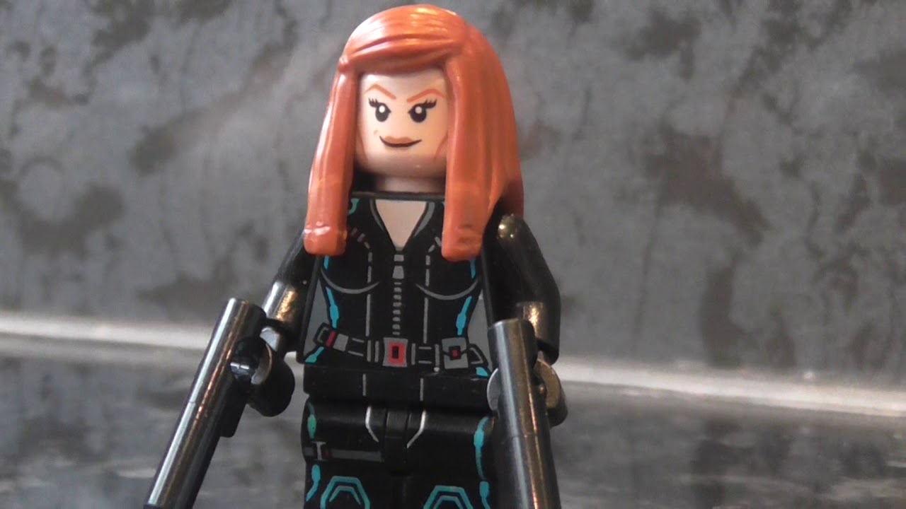 lego marvel: custom black widow - YouTube
