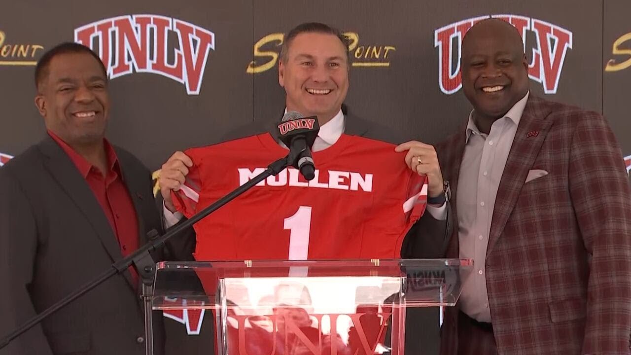 UNLV announces new football head coach - YouTube