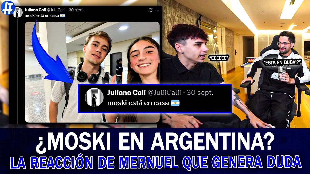 ¡VIRALIZAN SUPUESTA FOTO DE MOSKI en ARGENTINA! LA REACCIÓN de MERNUEL ...