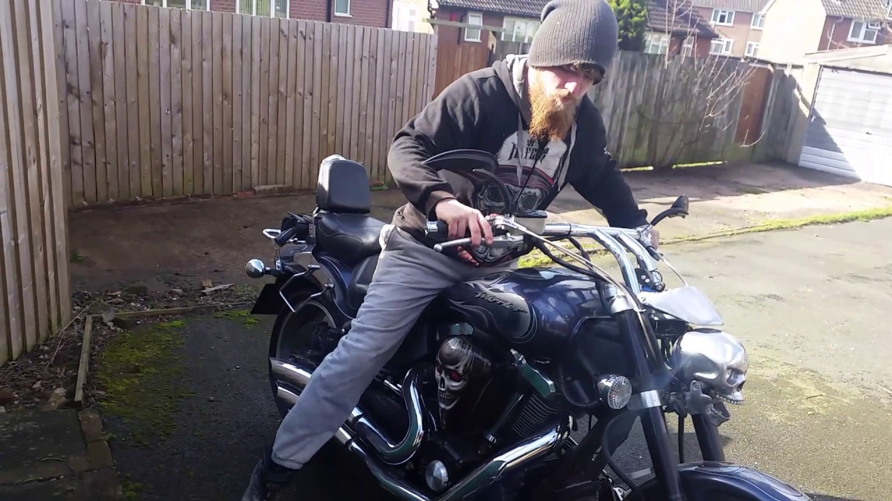 Yamaha warrior 1700 custom - YouTube