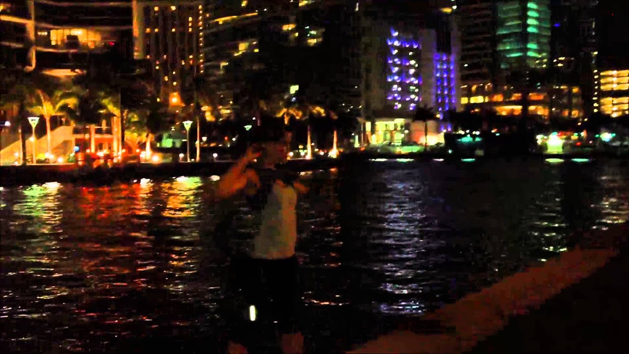 Running in Brickell Key, Miami - YouTube
