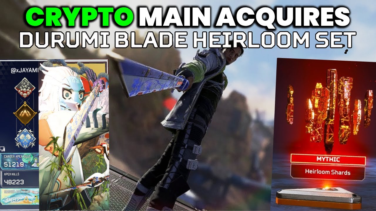 Crypto Main obtains the Durumi Blade Crypto heirloom recolor | Apex Legends Season 20 - YouTube