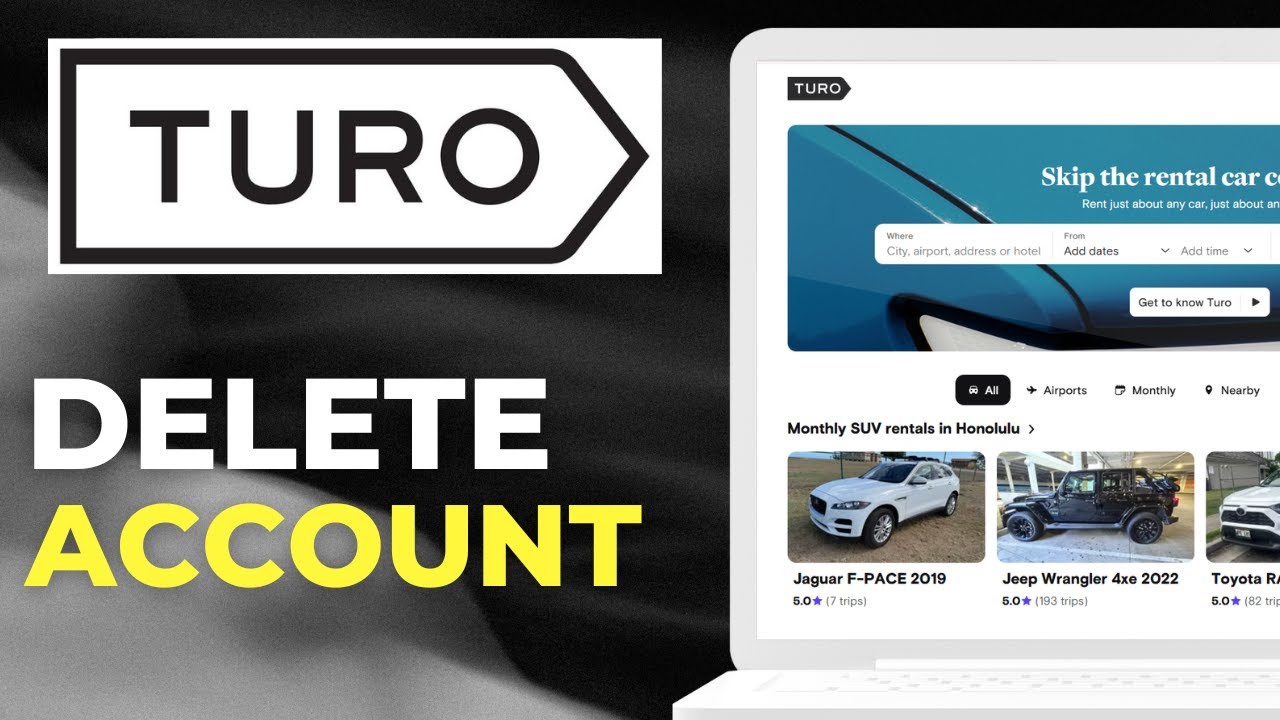 How To Delete A Turo Account - YouTube