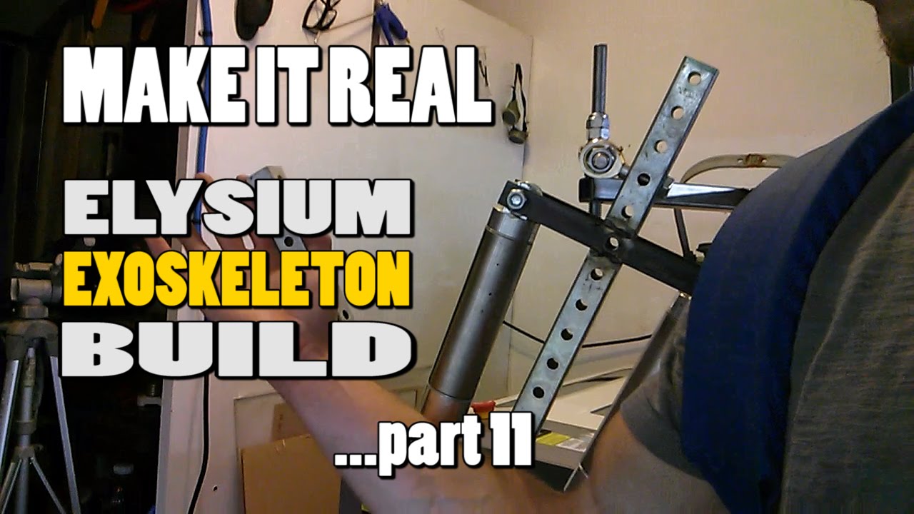 Elysium Exoskeleton, Part 11: Mounting the Shoulder - YouTube