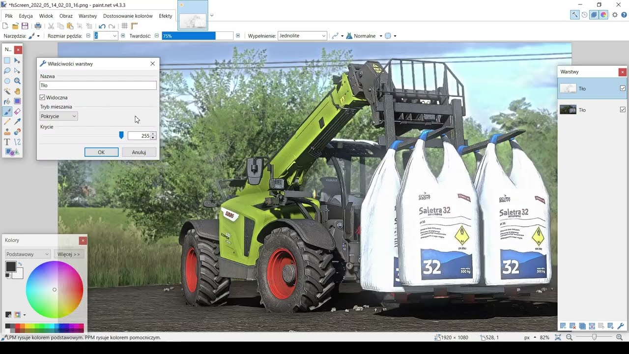 Simple edit - Paint.net - Farming Simulator 22 - 1# - YouTube