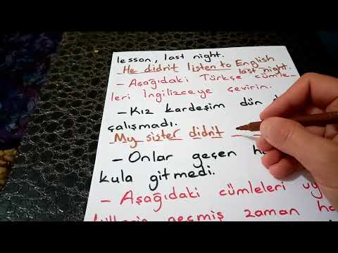 Auzef ingilizce 1 bütünleme sınavı hazırlık 14. Ünite konu anlatımı