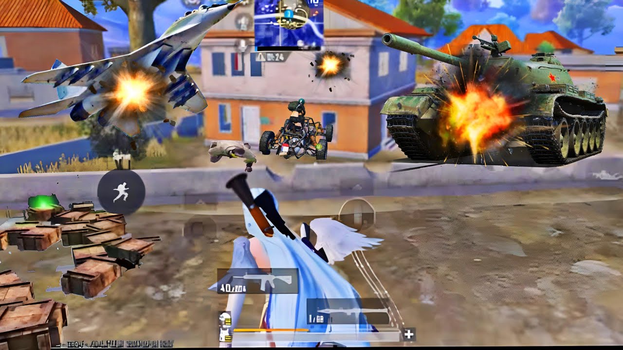 FIGHTER JET TRICKS 😍 use iQ 2000 To get chicken dinner 🧐 RPG Vs FIGHTER ...