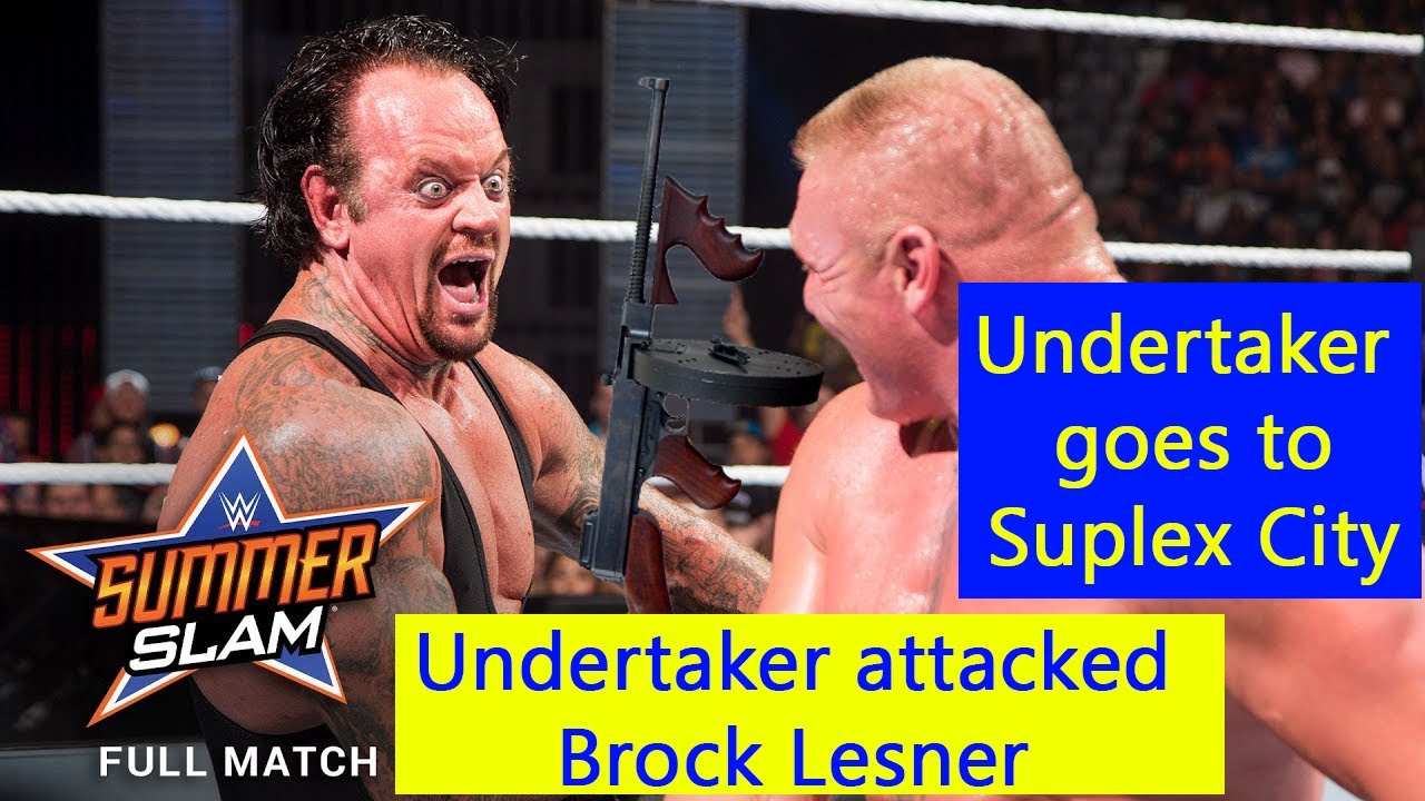 Undertaker with goes to suplex city - YouTube