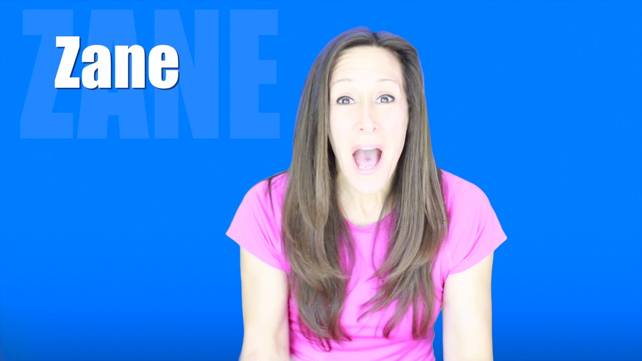 Learn to Spell ZANE Toddler Song | Learn to Talk with Patty Shukla ...