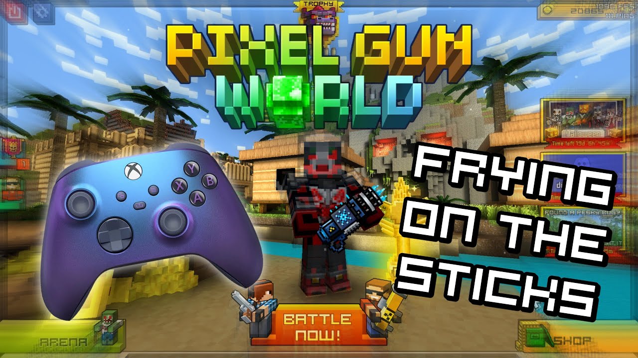 frying on the sticks (Pixel Gun World) - YouTube