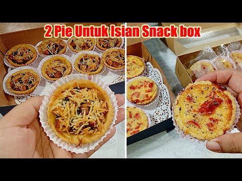 2 KUE PIE UNTUK JUALAN - ISIAN SNACK BOX KEKINIAN - YouTube