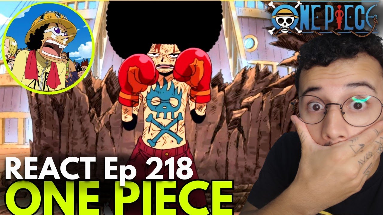 REACT - LUFFY VS FOXY (PARTE 1) -Ep.218 -ONE PIECE - VENDO PELA ...