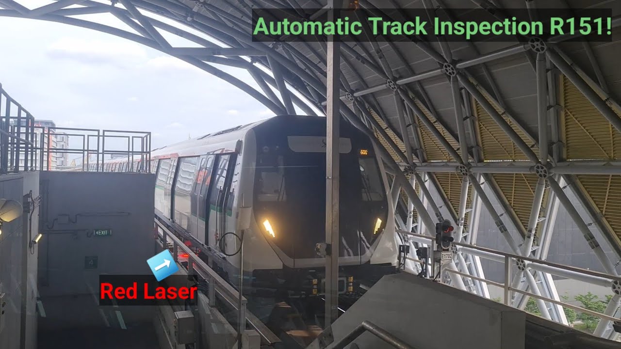 [Automatic Track Inspection R151 Testing!] SMRT TRAINS Do Not Board at ...