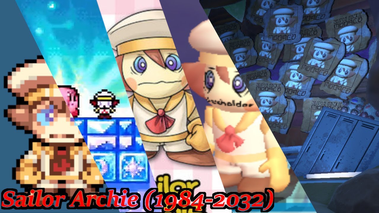 Evolution of Sailor Archie in kirby games (1984-2000) - YouTube