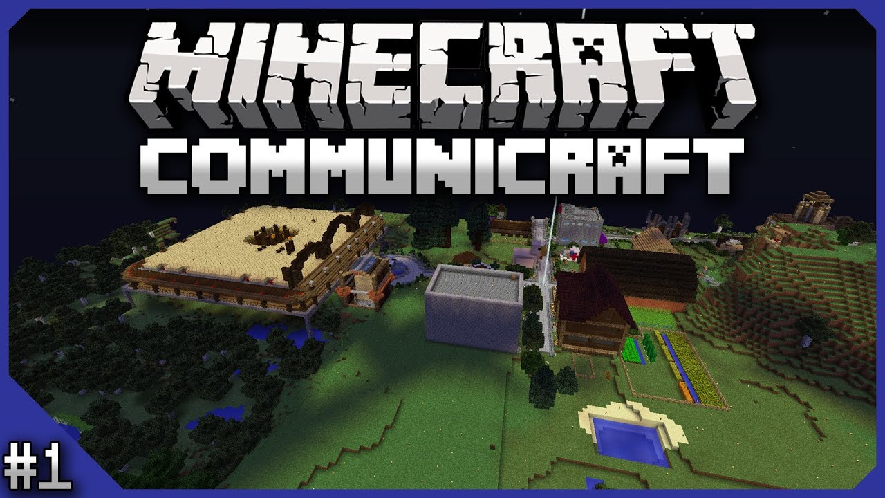 Minecraft - CommuniCraft - Episode 1 - Having A Look Around - YouTube