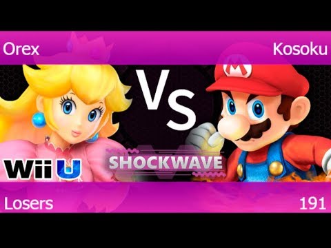 SW 191 - Orex (Peach) vs GGEA | Kosoku (Mario) Losers - Smash 4