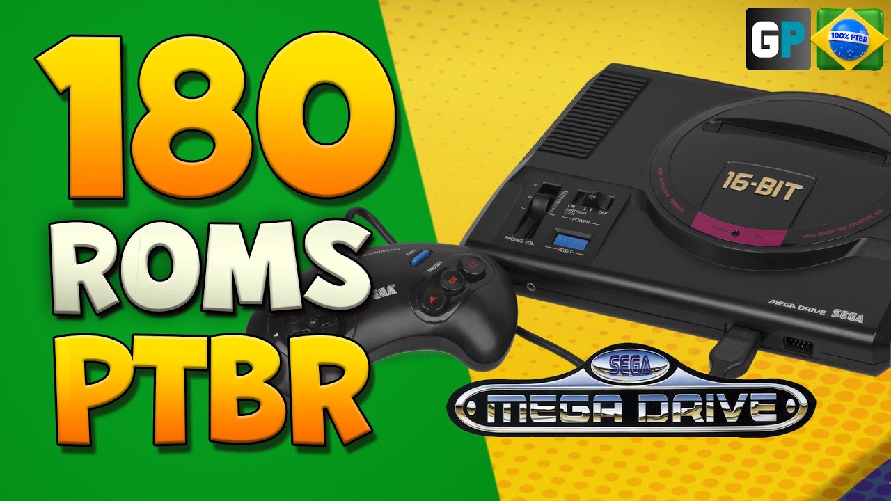 180 ROMS DE MEGA DRIVE TRADUZIDAS PT BR - YouTube