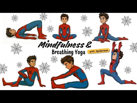 Mindful Yoga with Spiderman | Marvel Yoga Classes | Calm Yoga for Kids