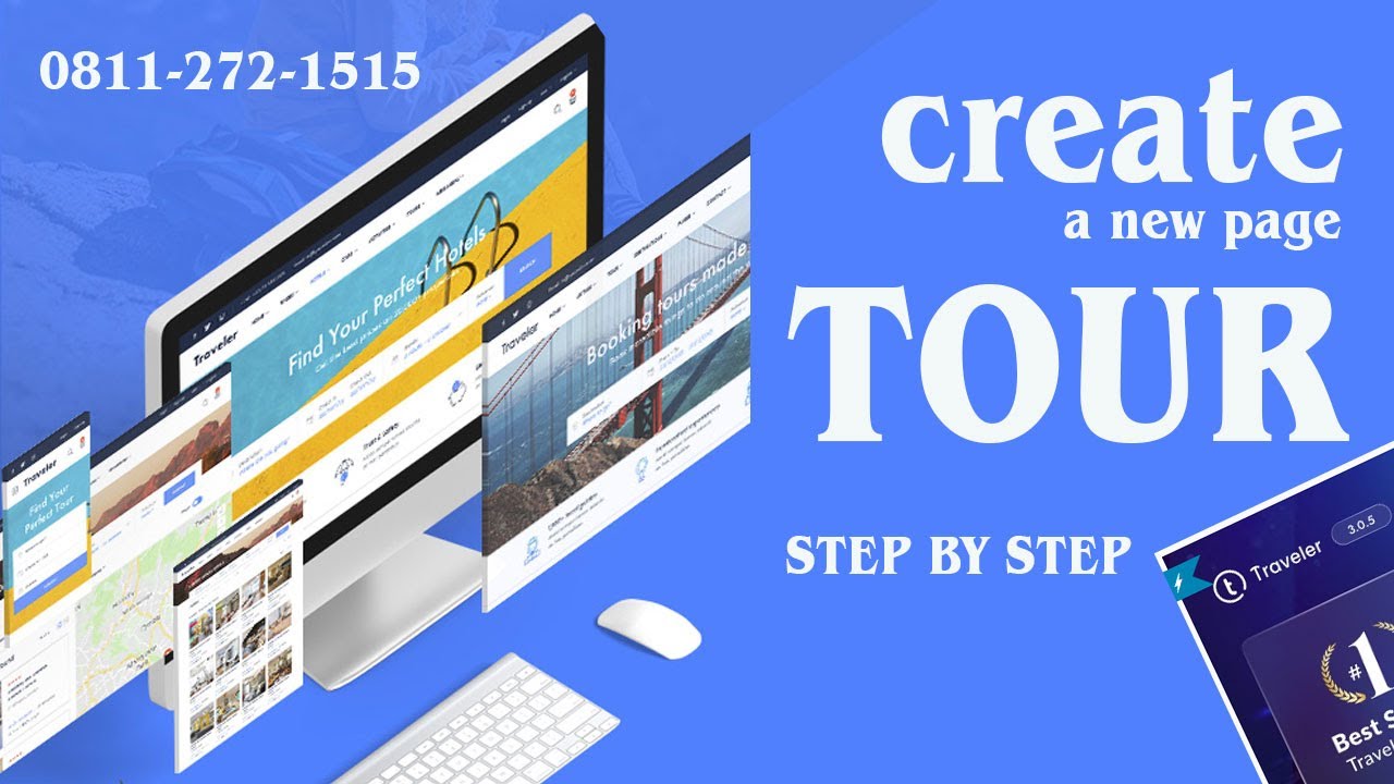 Cara bikin halaman website tour baru pada Traveler theme Wordpress2023 ...
