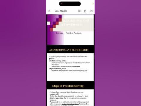 Induction to computer and problem solving - YouTube