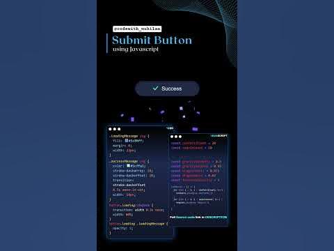 I have Created Submit Button using Html/Css/Js ️ - YouTube