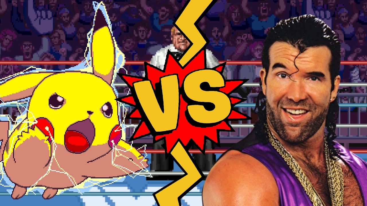 M.U.G.E.N Battles | Pikachu vs Scott Hall | Pokémon vs WWE - YouTube