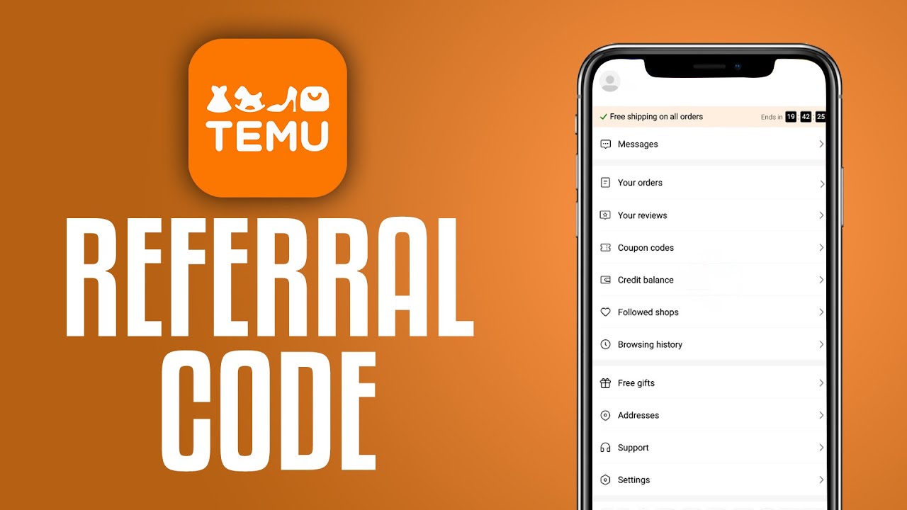How To Find Your Temu Referral Code - (2024) - YouTube