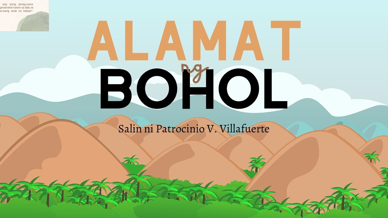 Alamat ng Bohol || Salin ni Pat Villafuerte - YouTube