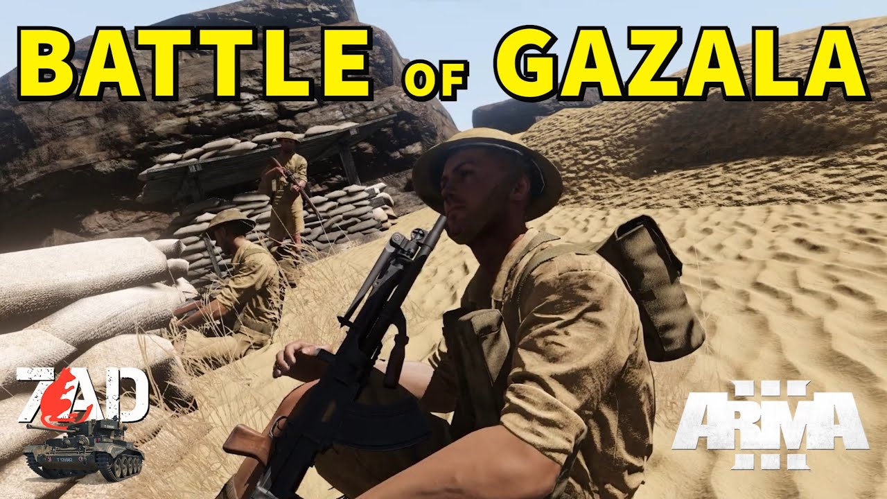 'Battle of Gazala' (Prelude) - ArmA Path of the 50th Campaign - YouTube
