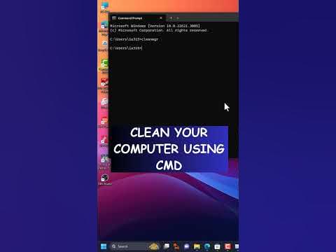 Clean Your Computer Using Command Prompt #youtubeshorts #shorts - YouTube