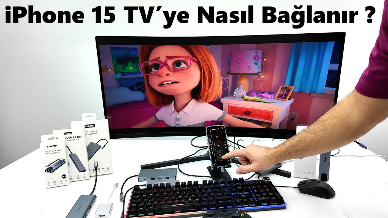 iPhone 15 TV'ye Nasıl Bağlanır ? - YouTube