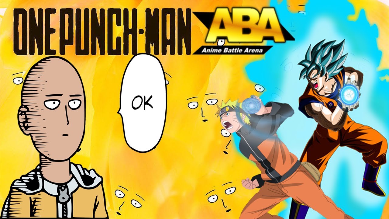 Saitama PUNCHES through the competition in ABA! Character Showcase ...