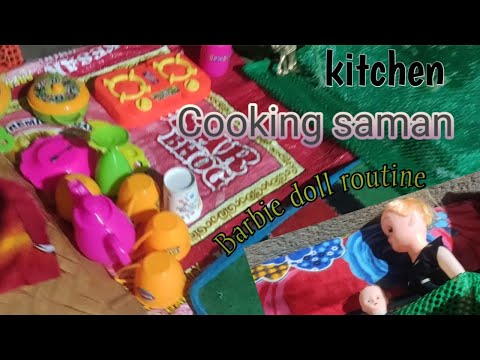 kitchen saman 🍽🥣🥛Barbie doll🎎ka new video - YouTube