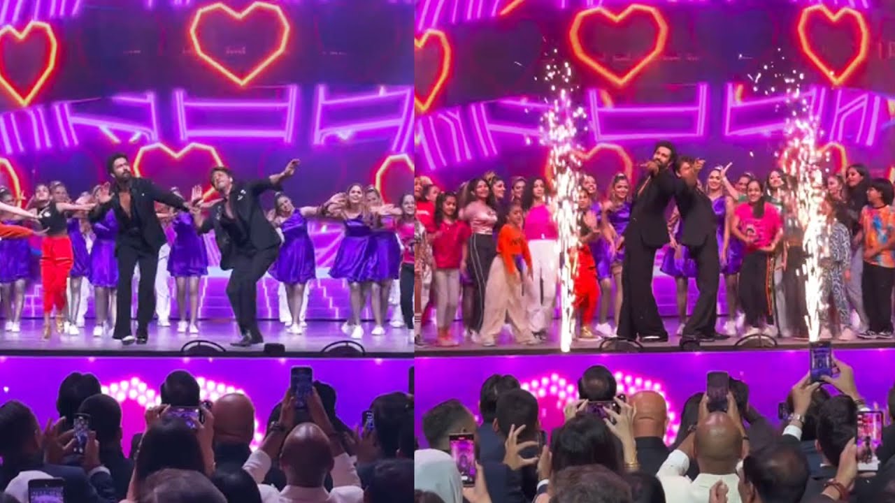 Shah Rukh Khan And Vicky Kaushal Crazy Dance Moves On Mere Mehboob Mere Sanam Song At IIFA 2024 ...