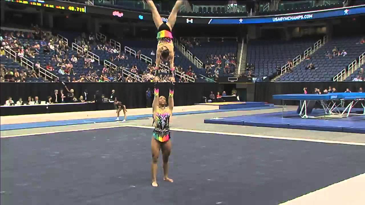 Merwarth, Renteria - Combined - 2015 USA Gymnastics Championships - YouTube